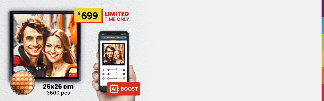 DIY-Custom Photo Brick Mosaic Art｜Free Shipping – Mosaic Art Maker